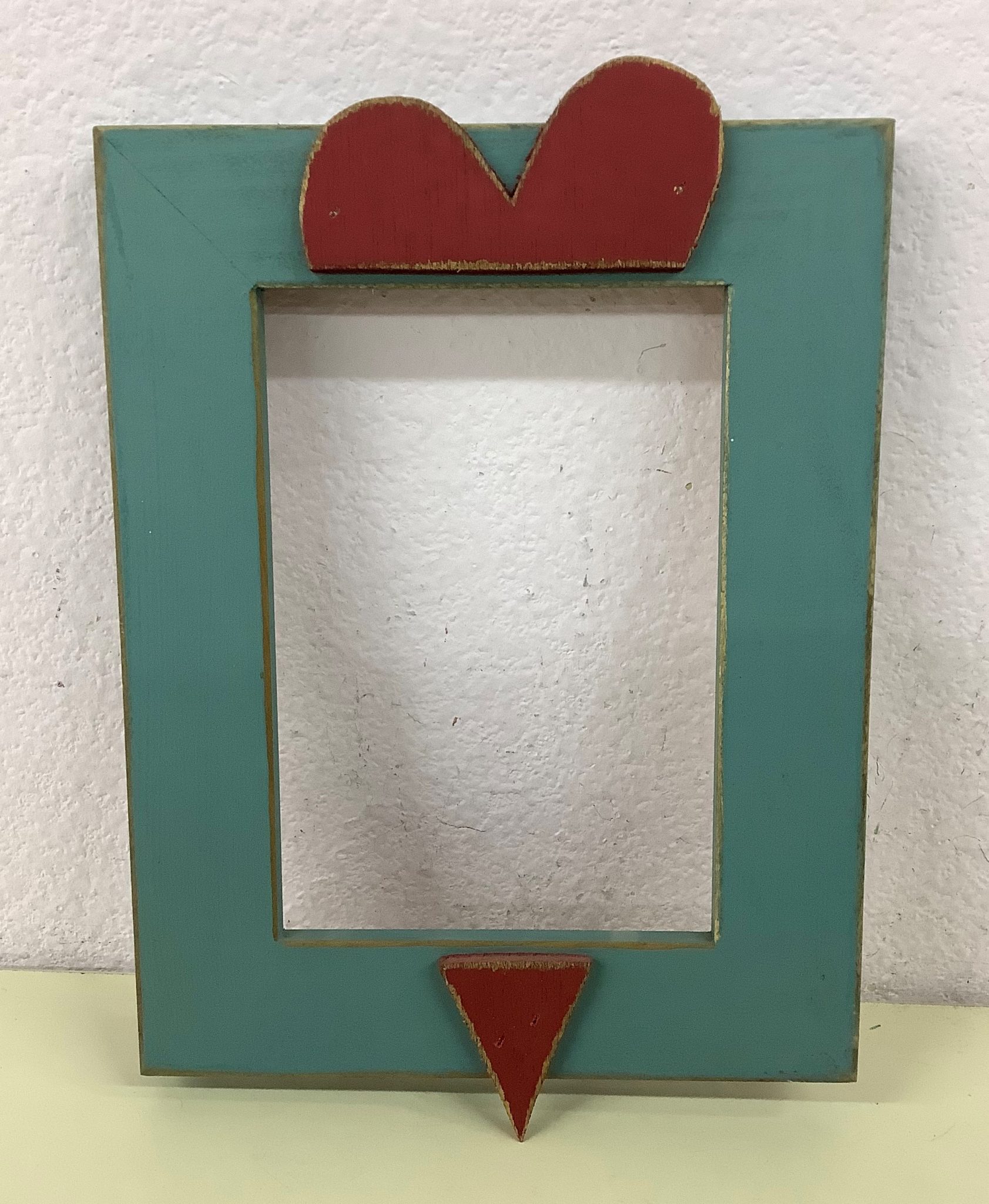Blue Heart Frame | Fiberworks